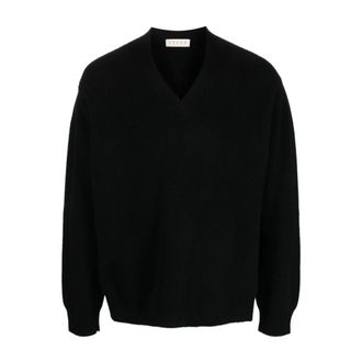 Paura Pull Col V Venezia - Homme - Pulls - Noir - Taille: XL