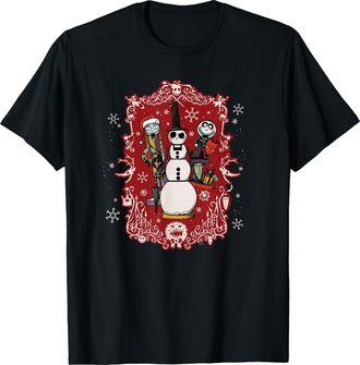 Disney Nightmare Before Christmas Jack Snowman Nutcracker T-Shirt