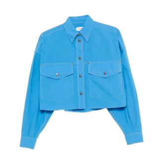 Versace Damen, Jacken, Blau, SGr&ouml;&szlig;e