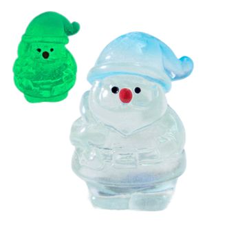 Generic Kleine Figuren des Vaters | Party-Dekoration aus transparentem Harz | Miniatur-Dekoration, leuchtet im Dunkeln, für Party, Feengarten, Kaminsims