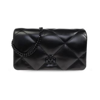 Tory Burch Kira Diamond Chain Wallet - - Accessories - Damen - Schwarzk - ONE SIZE