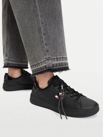 Tommy Jeans Sneakers Tjw Logo Sneaker EN0EN03129 Schwarz