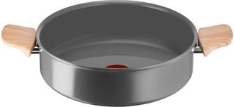 Lagostina Vivissima, halbrunde Kasserolle mit Antihaftbeschichtung, 24 cm, mit zwei Griffen, Keramikbeschichtung, schnelles Aufheizen und gleichmäßiges Kochen, 