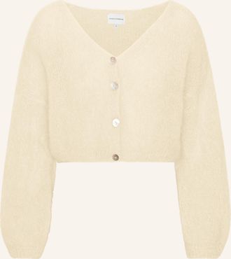 Americandreams Americandreams Cropped-Strickjacke Cornelia gelb