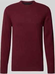 Barbour Pullover aus Woll-Seide-Mix mit Rundhalsausschnitt Modell TISBURY