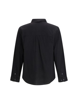 S&eacute;fr Mens Leo Shirt Light Black Cotton