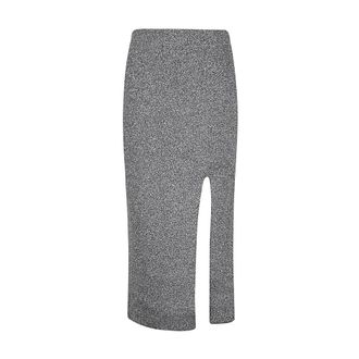Circus Hotel Grauer Viskose-Midi-Rock - - Skirts - Damen - Grau - M