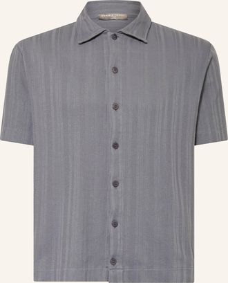 Daniele Fiesoli Daniele Fiesoli Kurzarm-Hemd Regular Fit Aus Sweat grau