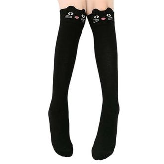 Generic Chaussettes Rigolotes Femme Funny Socks Chaussettes Genou Animaux Enfant Confortables Id&eacute;ales Pour Jouer Temps Libre Adapt&eacute;es Pour Toutes Les Saisons