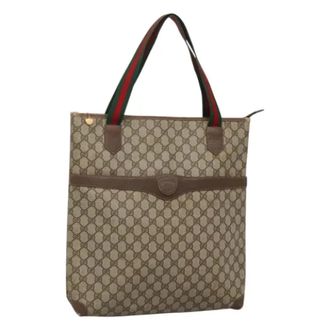 Gucci Pre-owned Cuir sacs-gucci - Femme - Pre-owned - Beige - Taille: ONE Size