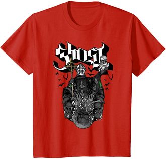 Ghost Challice on Red T-Shirt