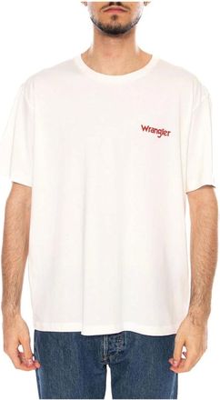 Wrangler Homme, Tops, Blanc, Taille: XL Vintage Tee