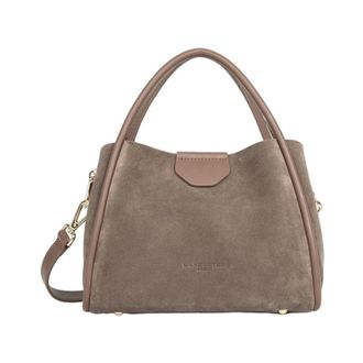 Lancaster Sac &agrave; main Suede Ida Petit Mod&egrave;le - Femme - Sacs - Brun - Taille: ONE Size