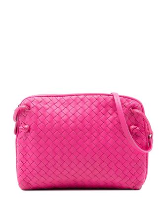 Bottega Veneta 2012-2024 Nappa Intrecciato Nodini crossbody bag - Rosa