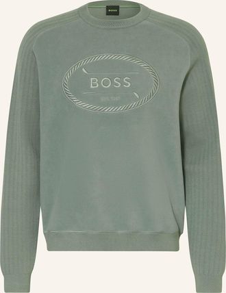 HUGO BOSS Sweatshirt Hole gruen