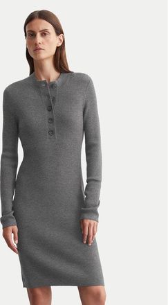 Marc O'Polo Strickkleid 409 5086 67103 Grau Slim Fit