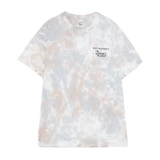 Roy Rogers Tie & Dye Logo Print T-shirt - - Tops - Herren - Mehrfarbig - S
