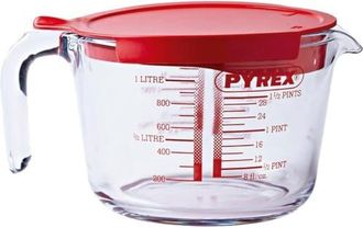 Pyrex Messbecher 1l mit Deckel