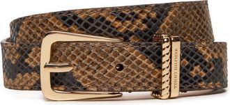 Tommy Hilfiger Dameng&uuml;rtel Tommy Hilfiger Luxe Python AW0AW16610 Braun