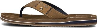 Clay Herren Leder Hausschuhe Stilvoll Bequem - - Shoes - Herren - Braun - 40 EU