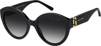 Marc Jacobs Femme, Accessoires, Noir, Taille: 56 MM Lunettes de soleil