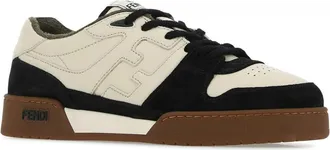 Fendi Mens Multicolor Leather And Suede Fendi Match Sneakers F1fzb