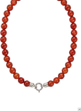 Purelei Roter Achat Charm Kette