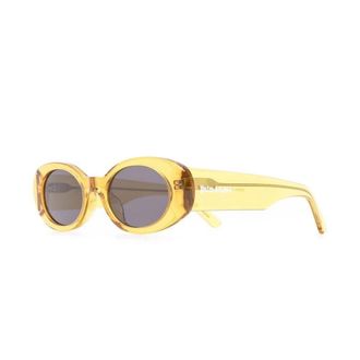 Palm Angels Spirit Oval Sonnenbrille - - Accessories - Damen - Gelb - ONE SIZE