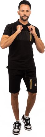 Just Emporio Herren Trainingsanzug-Set für Erwachsene Überlebensset, Schwarz