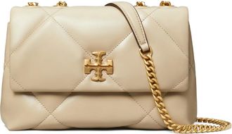 Tory Burch Femme, Sacs, Beige, Taille: ONE Size Kira Diamond Quilt Small Convertible Shoulder Bag