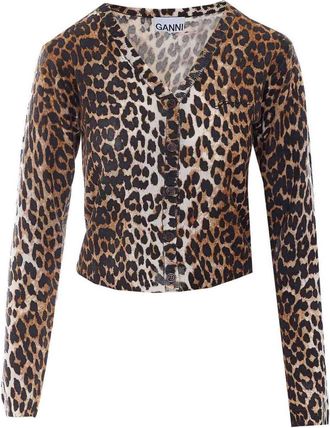 Ganni Cardigan - Marron