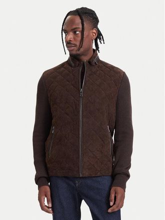 Milestone Lederjacke MSPaxton 631624 60885 Dunkelbraun Regular Fit