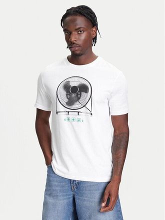 Benetton United Colors Of Benetton T-Shirt 3BL0U10AG Weiß Relaxed Fit