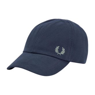 Fred Perry Homme, Accessoires, Bleu, Taille: ONE Size Casquette Classique Piqu&eacute;