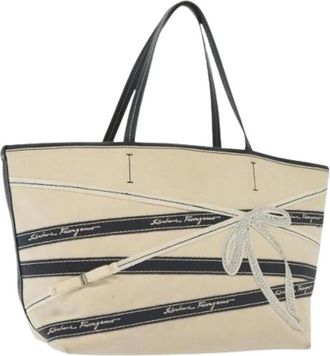 Ferragamo Damen, Pre-Owned, Beige, ONE SIZEGröße