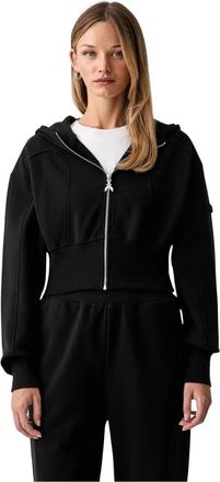 Patrizia Pepe Damen, Sweatshirts & Hoodies, Schwarzk, XSGr&ouml;&szlig;e