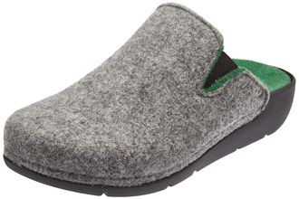 Berkemann Damen Vianna Hausschuh, hellgrau/grün, 40 2/3 EU