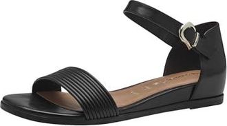Tamaris Femme 1-28110-42 Sandale Plate, Noir, 37 EU
