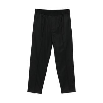 A.P.C. Schwarze Hose mit Elastischem Bund - - Trousers - Herren - Schwarzk - XL
