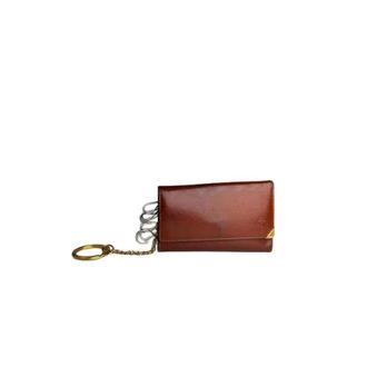 Loewe Porte-cl&eacute;s en cuir Pre-owned - Femme - Pre-owned - Brun - Taille: ONE Size