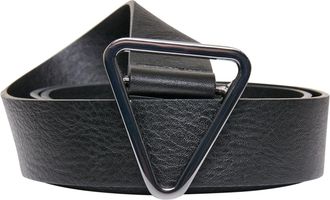 Urban Classics Unisex G&uuml;rtel Synthetic Leather Triangle Buckle Belt black L/XL
