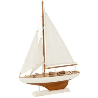 Paris Prix Voilier Déco en Bois Harrison 43cm Blanc