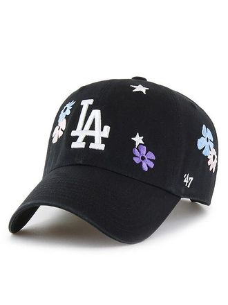47 Brand Cap MLB Los Angeles Dodgers B-FLRAC12GWS Schwarz