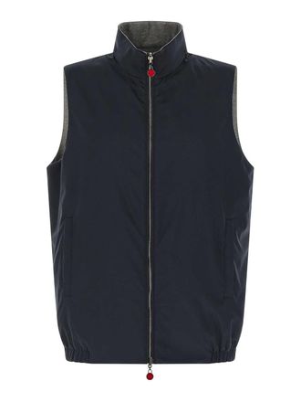 Kiton Gilet - Bleu