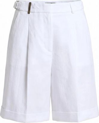 PESERICO Femme, Shorts, Blanc, Taille: 36 FR Short Shorts