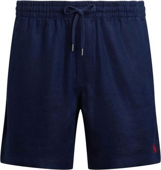 Ralph Lauren Homme, Shorts, Bleu, Taille: XL Newport Linen Shorts