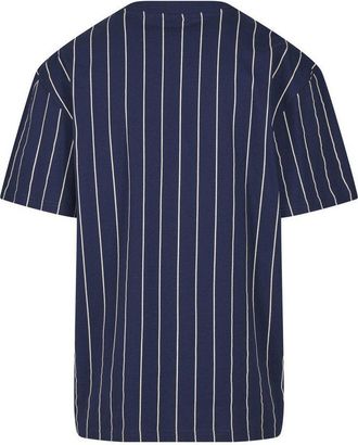 Karl Kani T-Shirt Karl Kani Cursive Varsity Pinstripe T-Shirt (1-tlg)