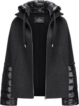 Milestone Wolljacke MSAzalea im Material Mix aus Wolle Doubleface und Stepp