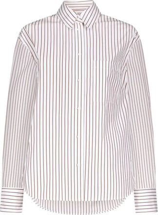 Loulou Studio Femme, Blouses et Chemises, Multicolore, Taille: 38 FR Maud Oversized Shirt