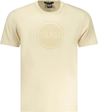 Colmar Homme, Tops, Beige, Taille: 2XL T-shirt &agrave; Manches Courtes